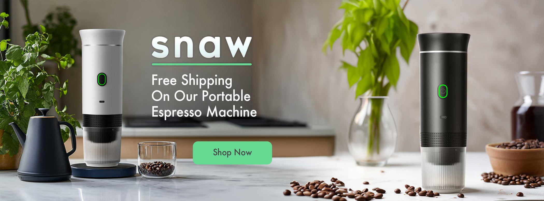 Snaw- Portable Electric Espresso Machine - Rated 5 Stars